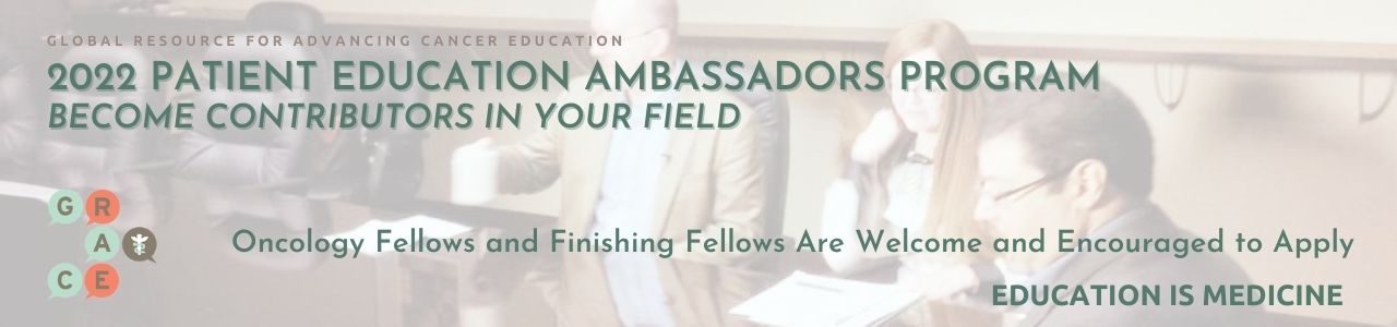 2022 Patient Education Ambassadors Program | CancerGRACE